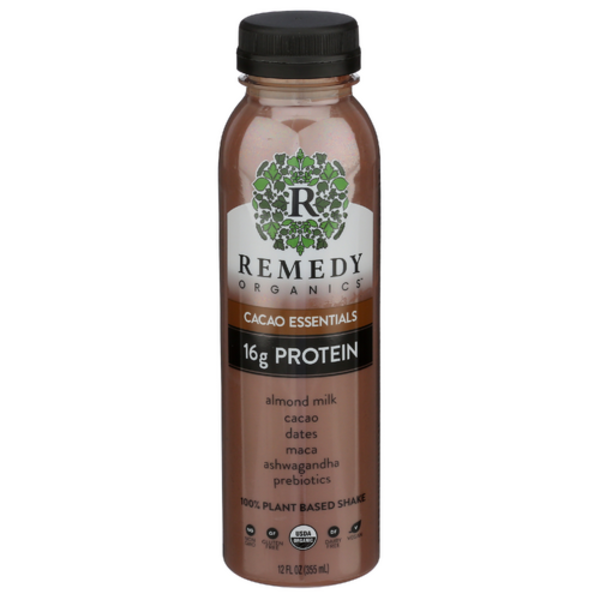 Remedy Organics Cacao Essentials Plant-Based Protein, Ready-to-Drink ...