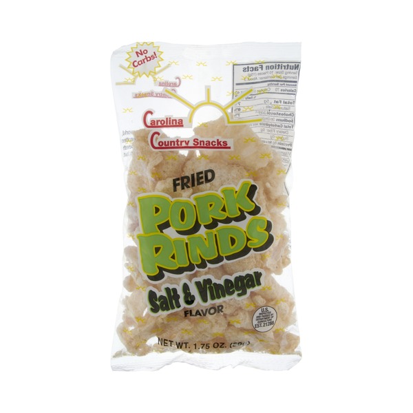 Carolina Country Snacks Salt And Vinegar Fried Pork Rinds 175 Oz Instacart