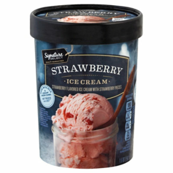 Safeway Signature SELECT Ice Cream, Strawberry Same-Day Delivery or ...
