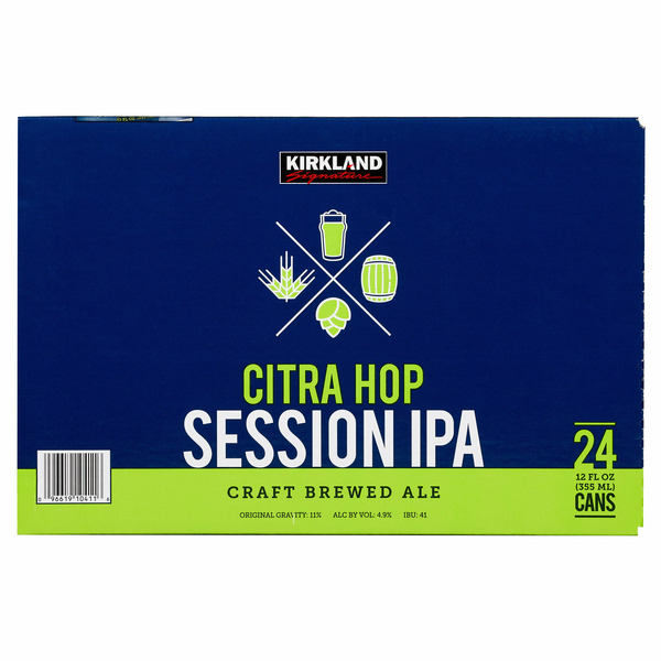 Kirkland Signature Citra Hop Session IPA, 12 fl oz, 24-count Same-Day ...