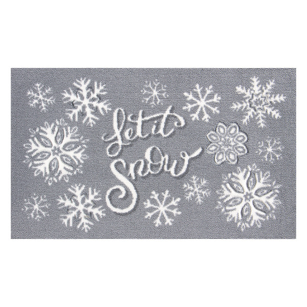 Merry Moments Let it Snow Holiday Artisan Rug Same-Day Delivery or ...