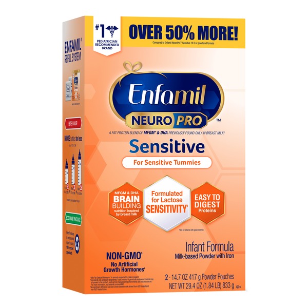 Enfamil® NeuroPro Sensitive Baby Formula Powder Refill Box (29.4 oz ...