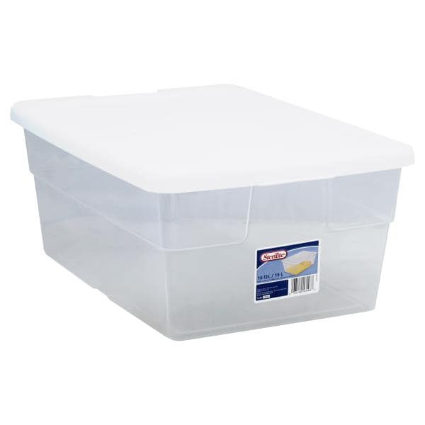 Publix Sterilite Storage Container, 16 qt (15 lt), White Same-Day ...