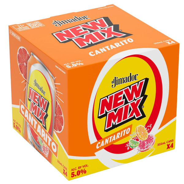 El Jimador New Mix Cantarito, Mexico, 355 ml, 4-count Same-Day Delivery ...
