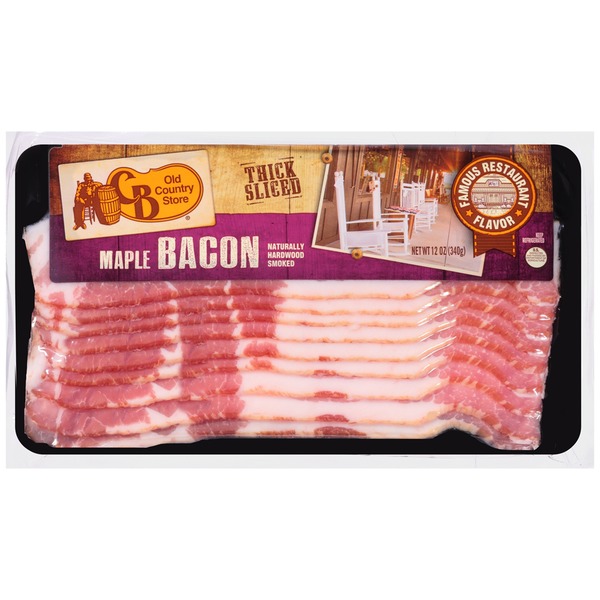 CB Old Country Store Thick Sliced Maple Bacon (12 oz) - Instacart