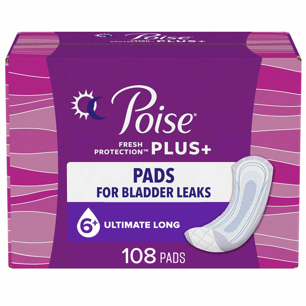 Costco Poise Plus Ultimate Absorbency Long Pads Same-Day Delivery or ...