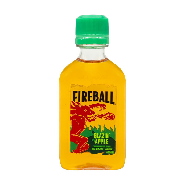 Fireball Blazin Apple Cinnamon Whisky 50ml 66 Proof Same-Day Delivery ...
