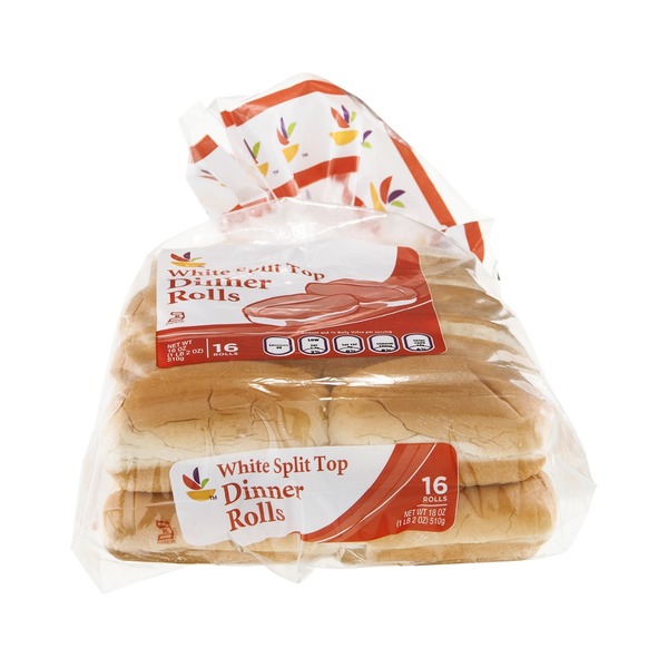 SB White Split Top Dinner Rolls - 16 CT (18 oz) - Instacart