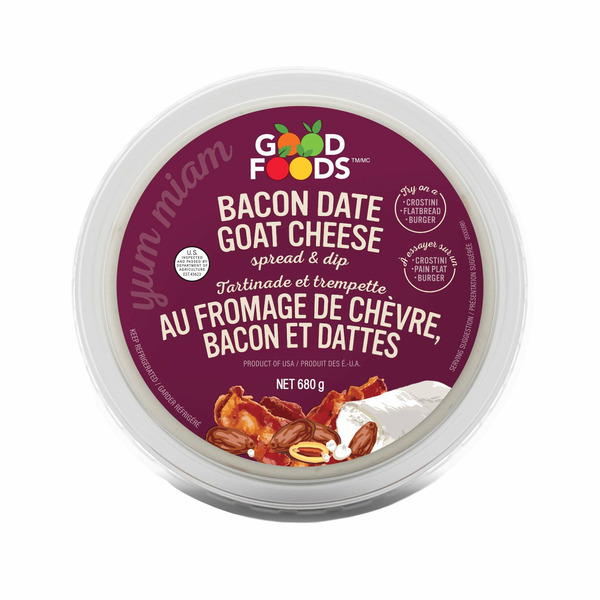 Good Foods Bacon Date Goat Cheese Dip Same-Day Delivery | Costco