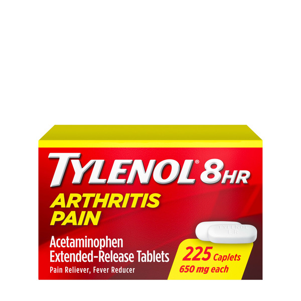 TYLENOL 8 Hour Arthritis Pain Relief Extended-Release Tablets, 650 mg ...
