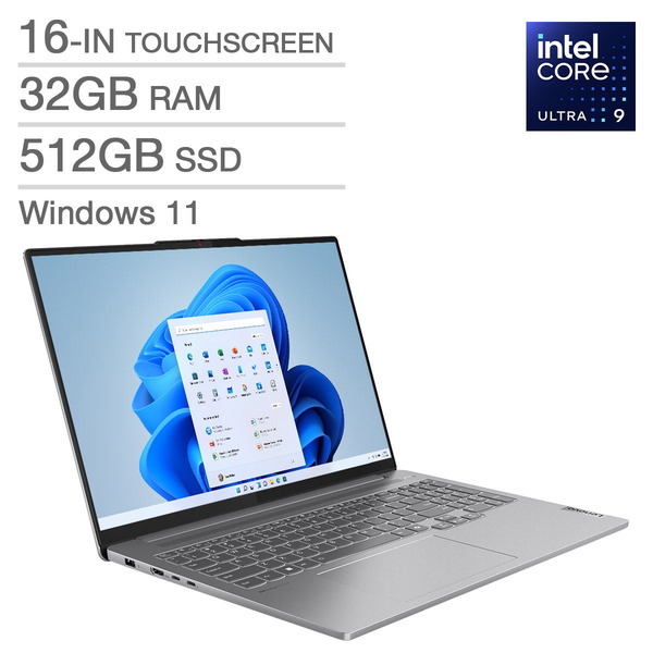 Lenovo Intel Core Ultra 9 Processor 185H, 32GB Memory, Windows 11, 512 ...