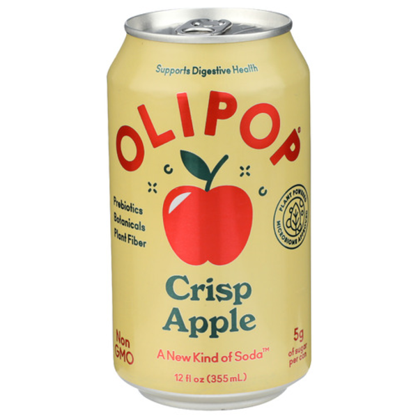 Sprouts Farmers Market OLIPOP Prebiotic Soda, Crisp Apple Same-Day ...