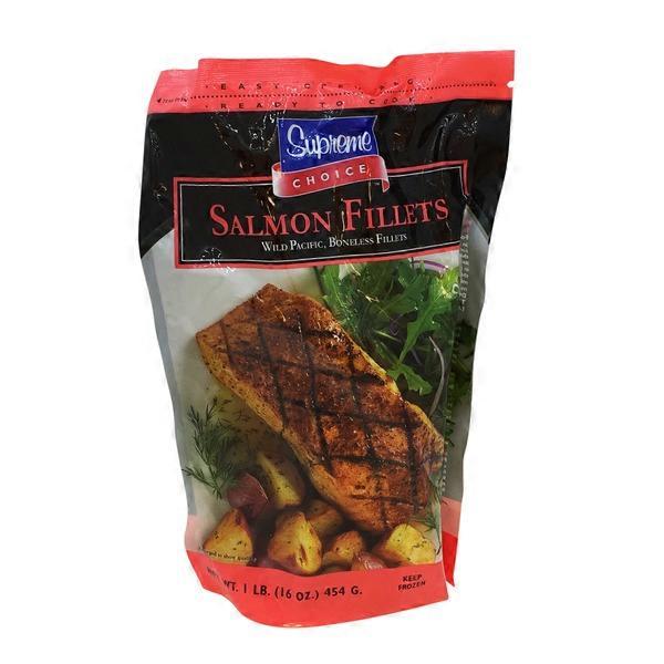 Supreme Choice Salmon Fillets (16 oz) - Instacart