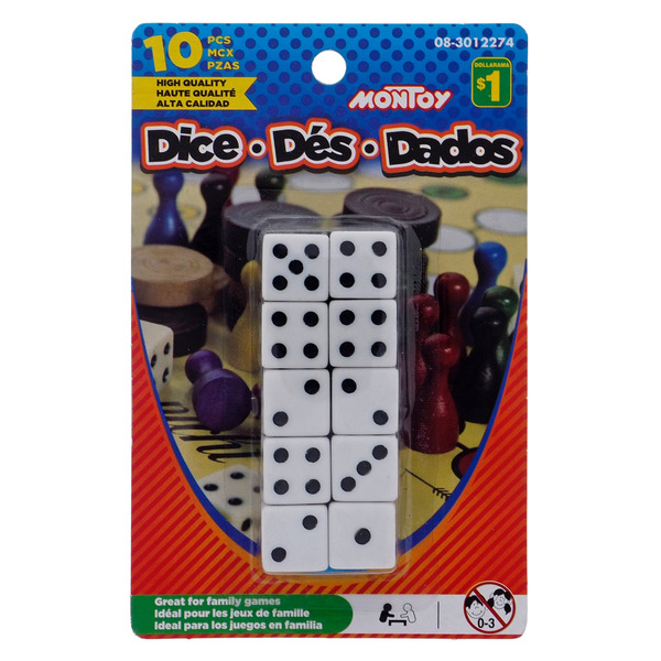 Set Of 10 Game Dice Same-Day Delivery | Dollarama