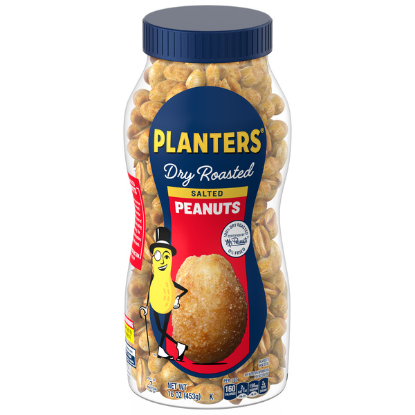 Planters Peanuts Dry Roast, 16 OZ Same-Day Delivery or Pickup | Woodman ...
