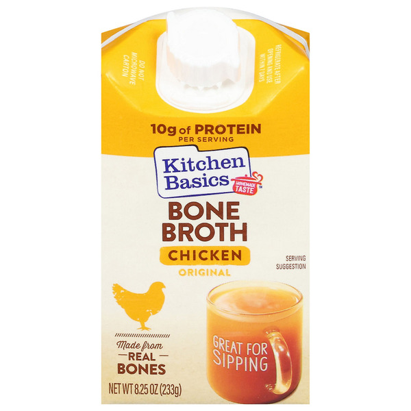 Wegmans Kitchen Basics Bone Broth, Chicken, Original Same-Day Delivery ...