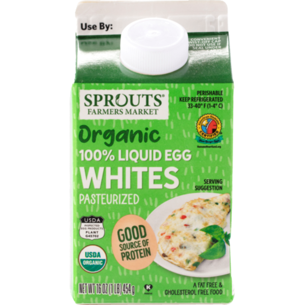 Sprouts Organic 100% Liquid Egg Whites Same-Day Delivery or Pickup ...