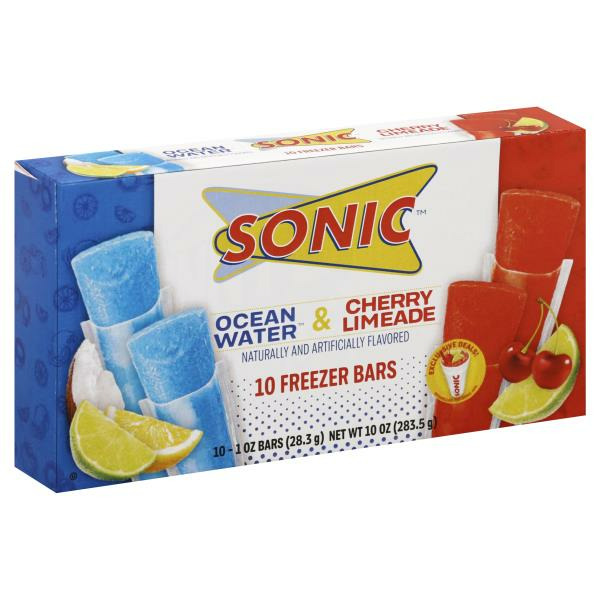 SONIC Freezer Bars, Ocean Water & Cherry Limeade Same-Day Delivery or ...
