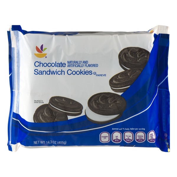 SB Chocolate Sandwich Cookies (14.3 oz) - Instacart