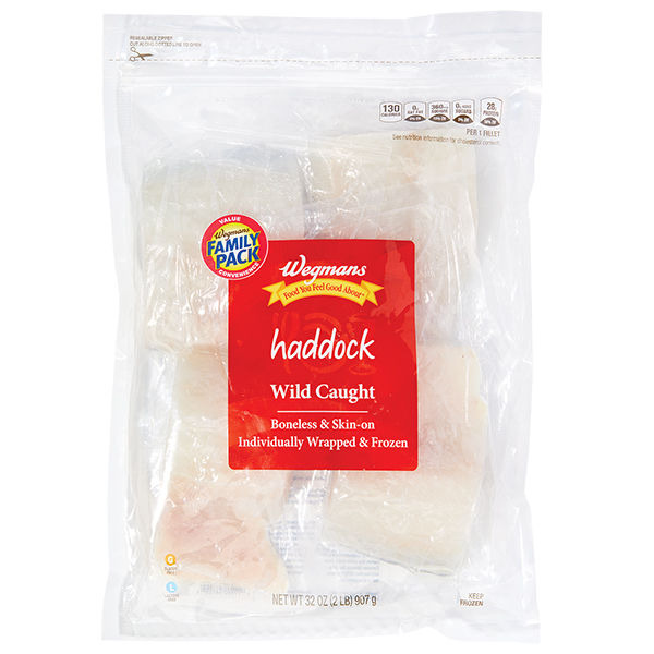 Wegmans Wegmans Wild Caught Frozen Haddock, FAMILY PACK Same-Day ...