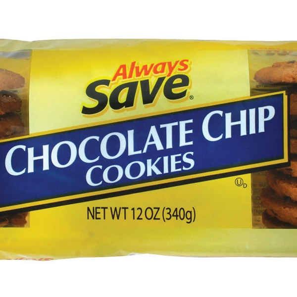 Always Save Chocolate Chip Cookies (12 oz) - Instacart