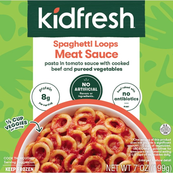 Kidfresh Meat Sauce, Spaghetti Loops (7 oz) - Instacart