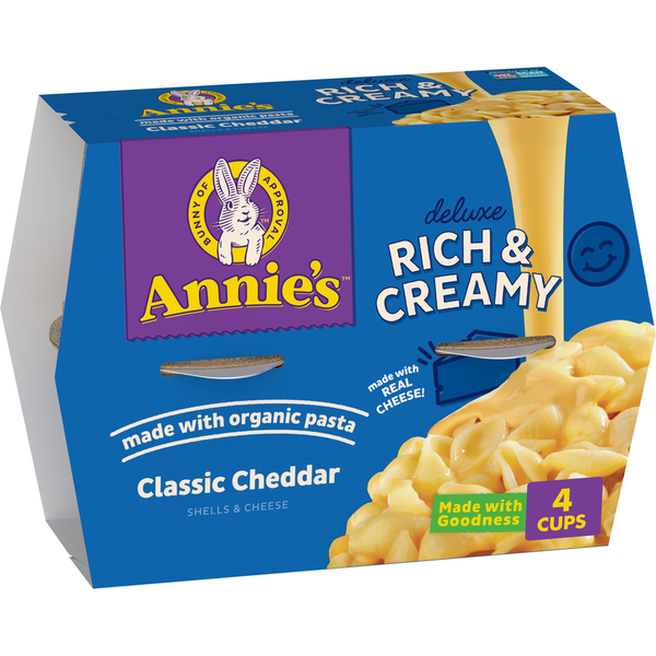 Publix Annie's Deluxe Cheddar Shells, Classic Cheddar Mac & Cheese ...