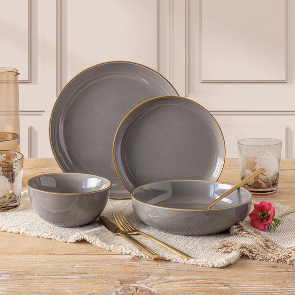 over&back Options 16-piece Dinnerware Set, Assorted Colors Same-Day ...
