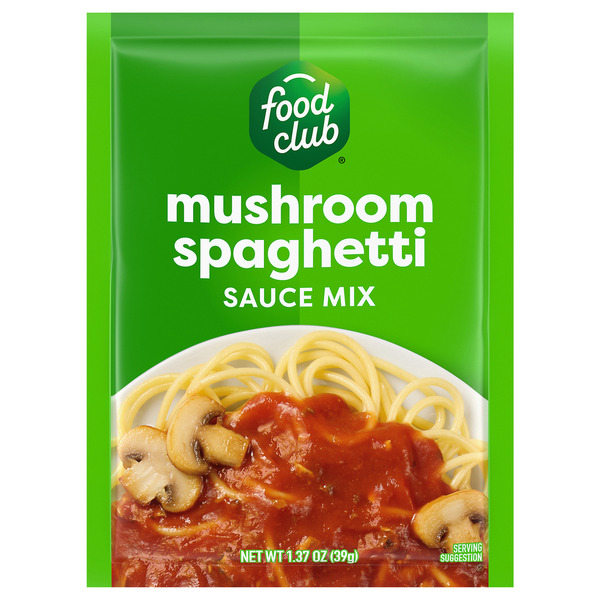 Food Club Sauce Mix, Spaghetti with Mushrooms Same-Day Delivery or ...