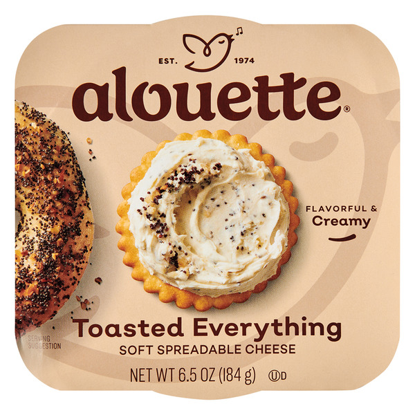 Alouette Toasted Everything Soft Spreadable Cheese Same-Day Delivery or ...
