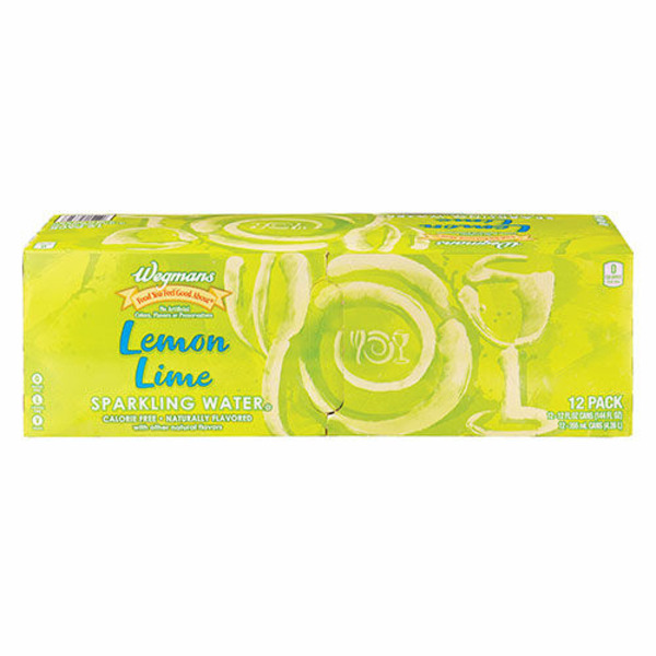 Wegmans Wegmans Sparkling Water Lemon Lime, 12 Pack Same-Day Delivery ...
