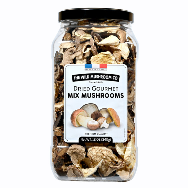 The Wild Mushroom Co Dried Gourmet Mix Mushrooms, 12 oz Same-Day ...