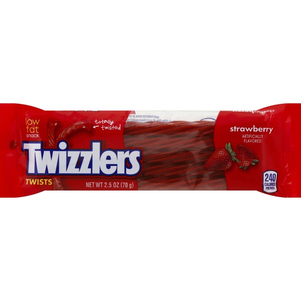 Twizzlers Candy, Strawberry, Twist (2.5 oz) - Instacart