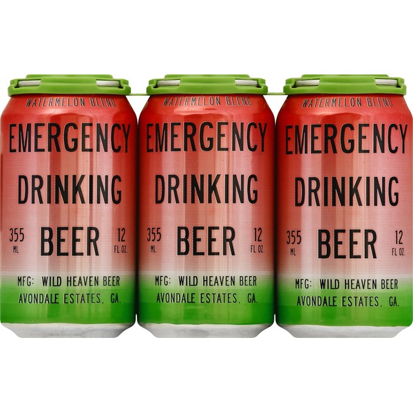 Emergency Drinking Beer Beer, Watermelon Blend (12 fl oz) - Instacart