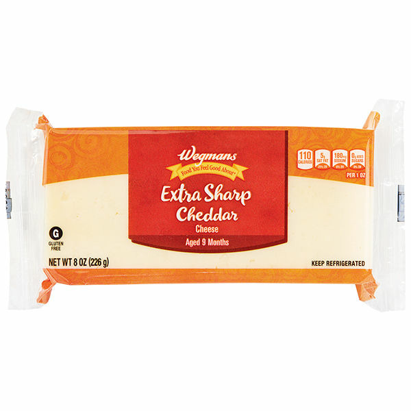 Wegmans Wegmans Extra Sharp Cheddar Cheese, White Same-Day Delivery or ...