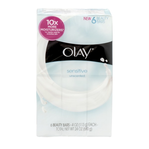 Olay Beauty Bars Sensitive - 6 CT (24 oz) - Instacart