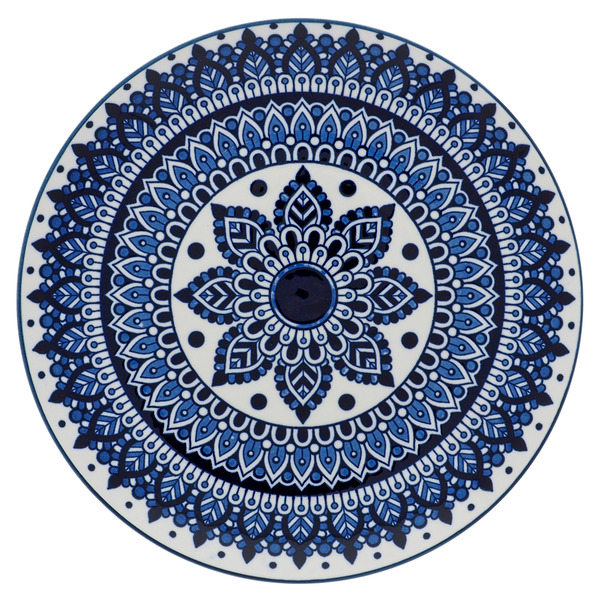 Dollarama Dollarama Vintage Design Ceramic Dinner Plate - Blue Same-Day ...