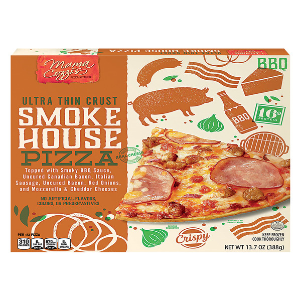 Mama Cozzi's Pizza Kitchen Ultra-Thin Crust Smokehouse Pizza Same-Day ...
