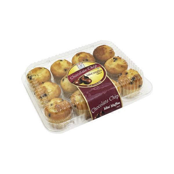 Cafe Valley Bakery Chocolate Chip Mini Muffins (0.88 oz) - Instacart