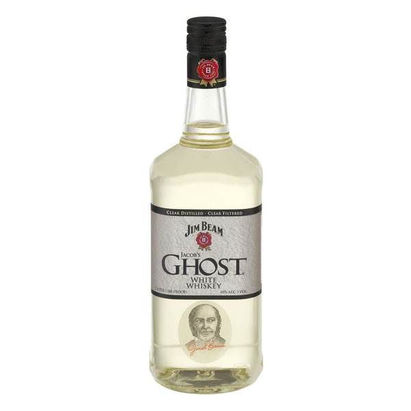Jim Beam Jacob's Ghost White Whiskey (1 L) - Instacart