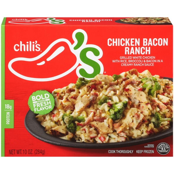 Chili's Chicken Bacon Ranch Frozen Dinner (10 oz) - Instacart
