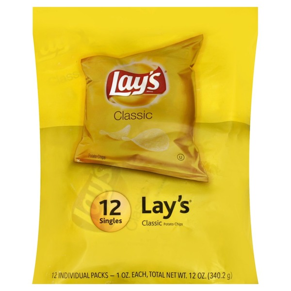 Lay'S Classic Potato Chips (1 oz) - Instacart