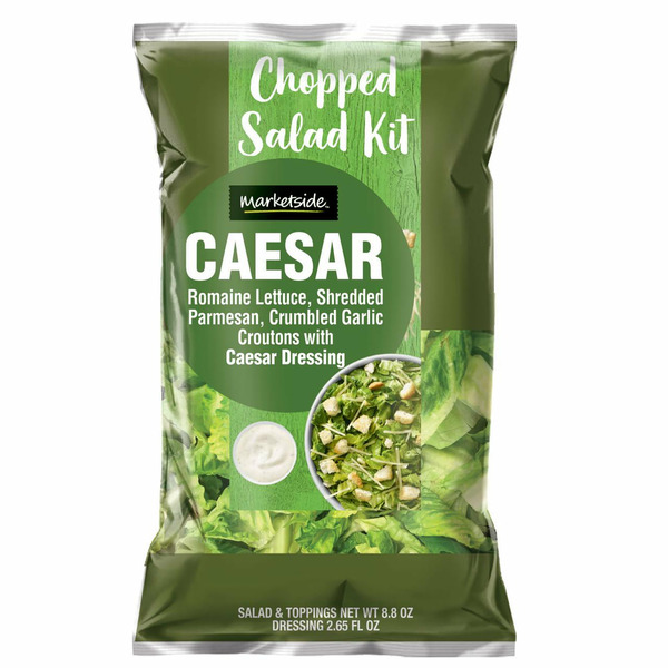 Walmart Marketside Caesar Romaine Lettuce, Crumbled Garlic Croutons ...