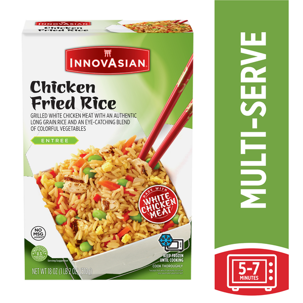Publix InnovAsian Chicken Fried Rice, Frozen Multi-Serve Entrée Same ...