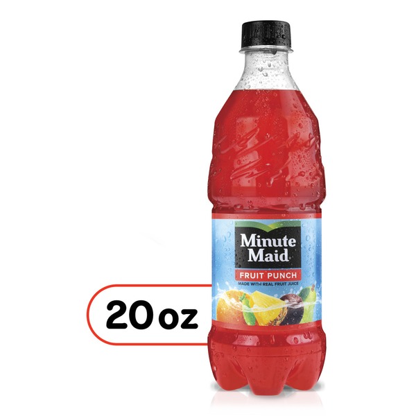 Minute Maid Fruit Punch, Made W/ Real Fruit Juice (20 oz) - Instacart