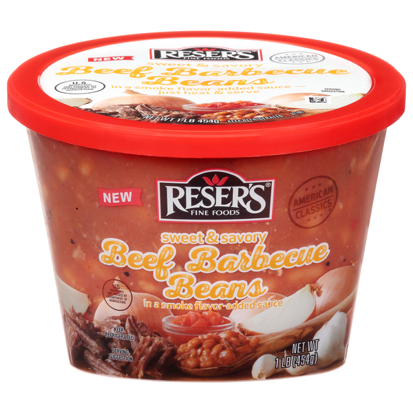 Reser's Fine Foods Beans, Beef Barbecue, Sweet & Savory Same-Day ...