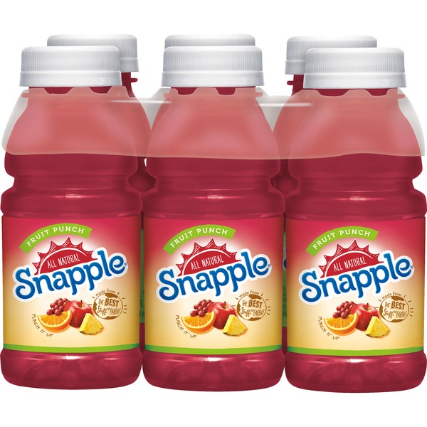 Snapple Fruit Punch Juice Drink (8 fl oz) - Instacart