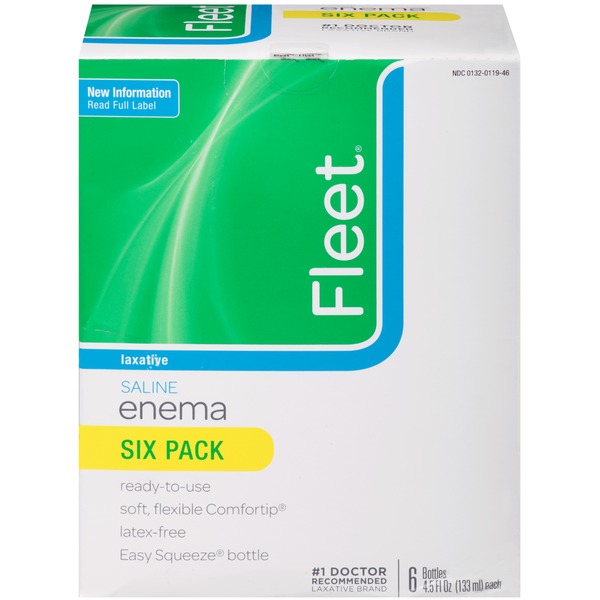 Fleet Saline Laxative Enema (4.5 fl oz) - Instacart