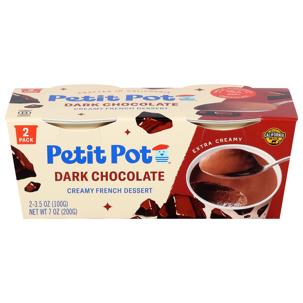 Wegmans Petit Pot Dark Chocolate, Creamy French Dessert Same-Day ...