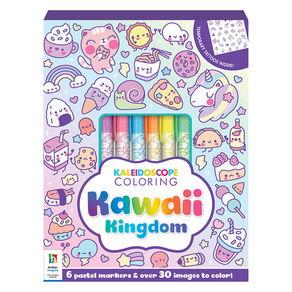 Hinkler Kawaii Kingdom Coloring Kit Same-Day Delivery or Pickup | ALDI